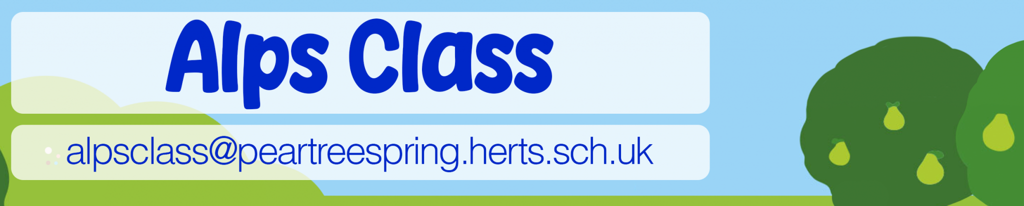 Alps Class 2025-2026 – Peartree Spring Primary School