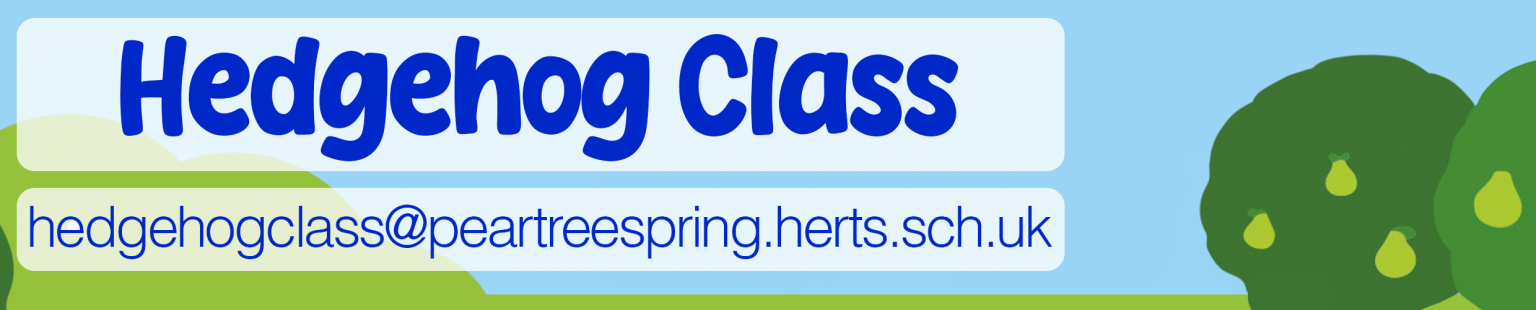 Hedgehog Class 2025-2026 – Peartree Spring Primary School